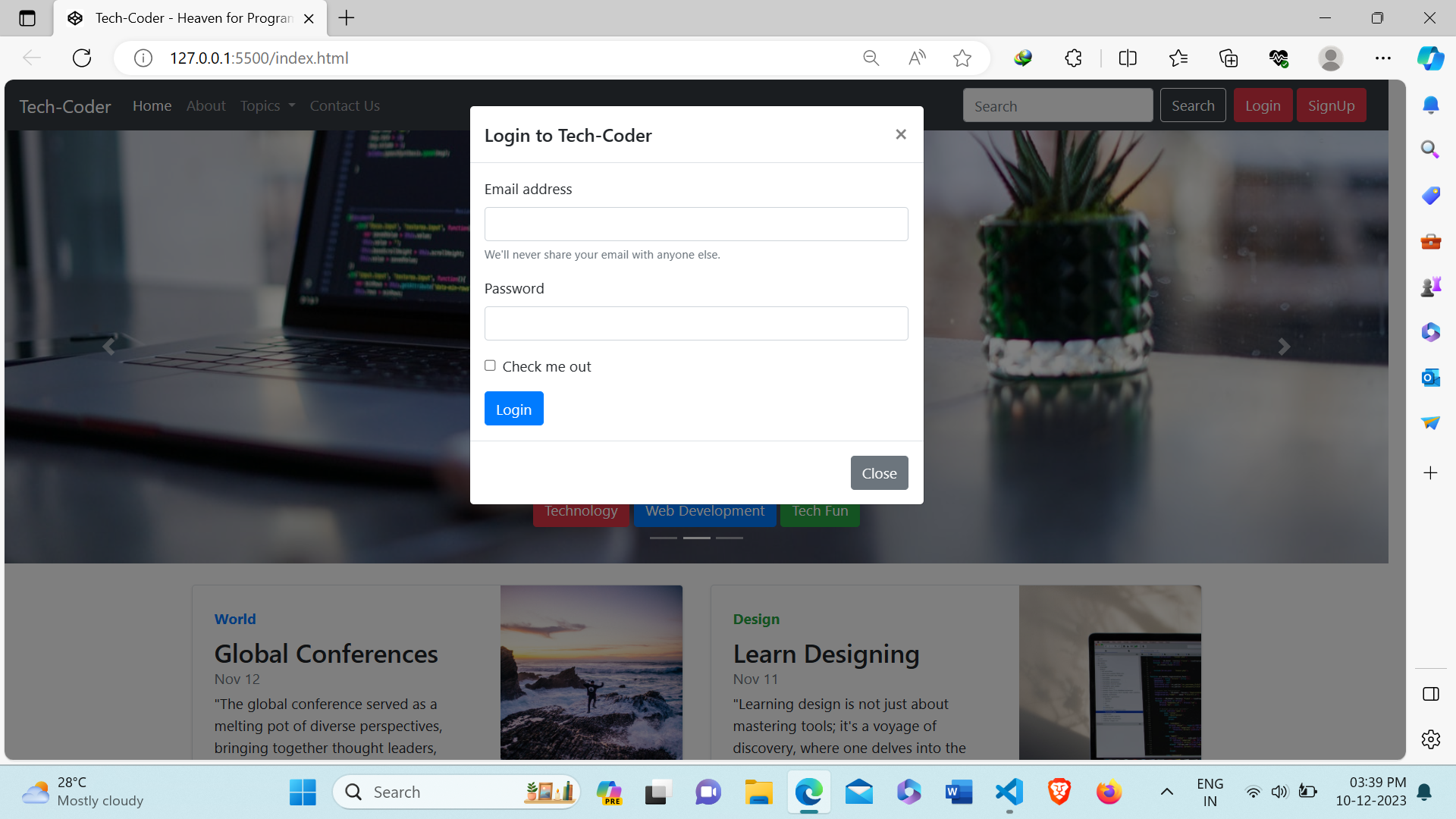 Sahil Salam Portfolio